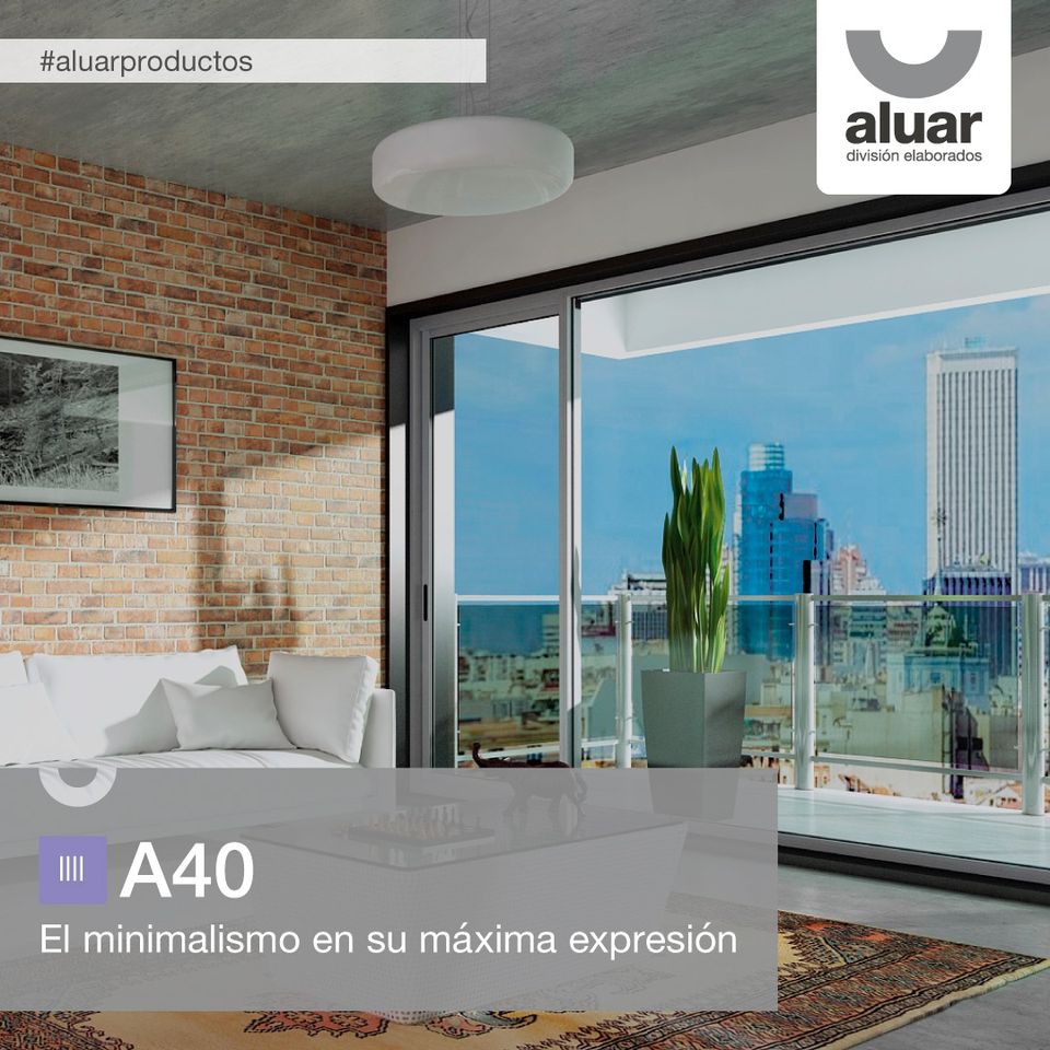 NUEVA TIPOLOGÍA A40 - Puerta y Ventana Corrediza + Paño Fijo - Sannella ...